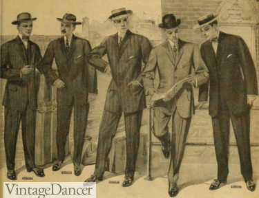 1910s Men's Edwardian Fashion and Clothing Guide