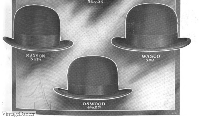 1910s Men's Hat Styles and History