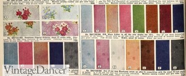 Edwardian Fabric & Fashion Colors 1900-1919, WWI, Titanic