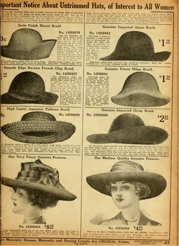 Women's Titanic Fashion -Second and Third Class