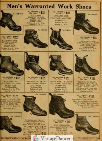 1910s Men's Working Class Clothing