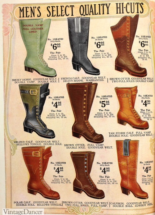 1910s Men's Working Class Clothing