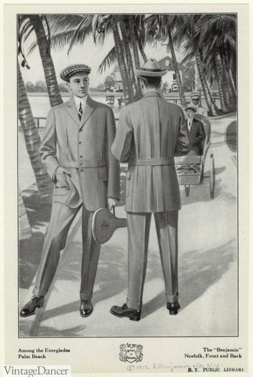 1910s Men's Edwardian Fashion and Clothing Guide