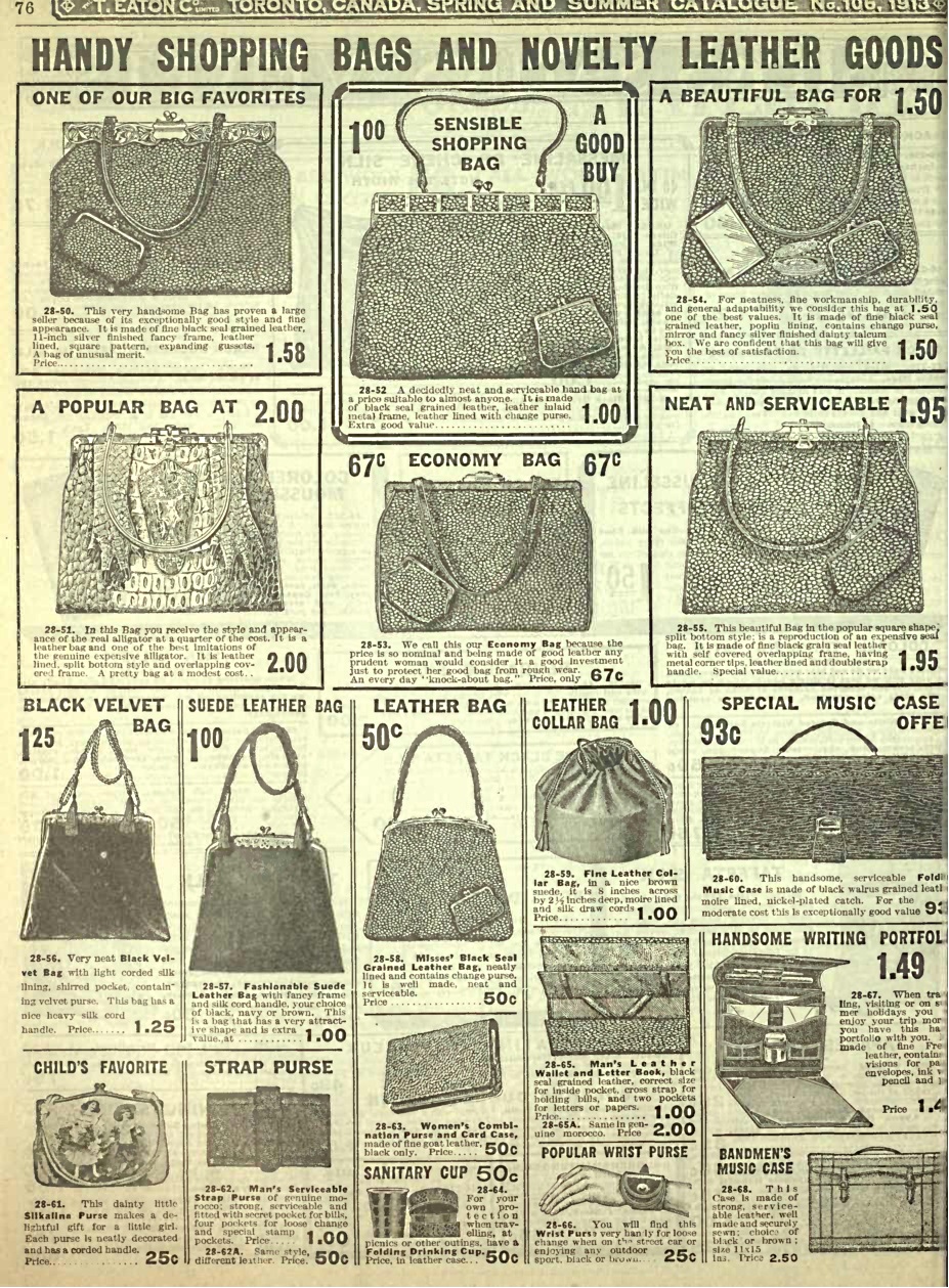 Victorian Purses - Edwardian Handbags History