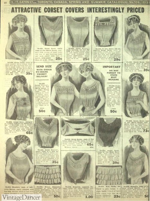 Edwardian Lingerie 1900-1910s Underwear