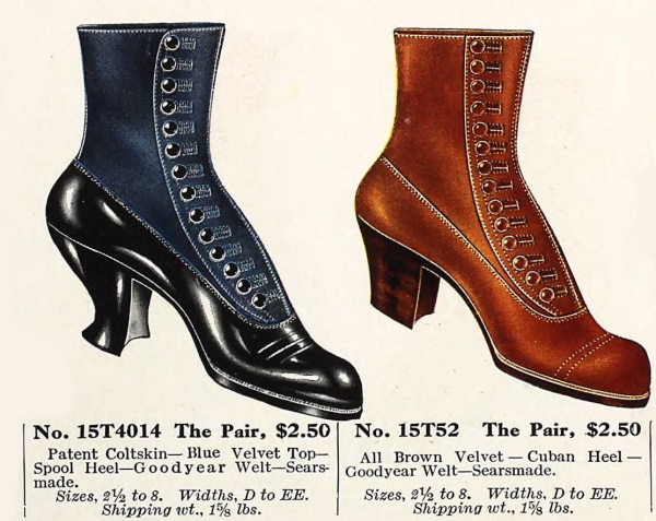 1910s Shoes, Titanic Shoe Styles - History and DIY Ideas