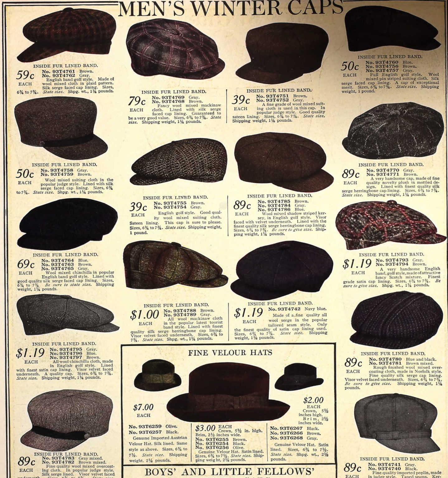 1910s Men's Hat Styles and History