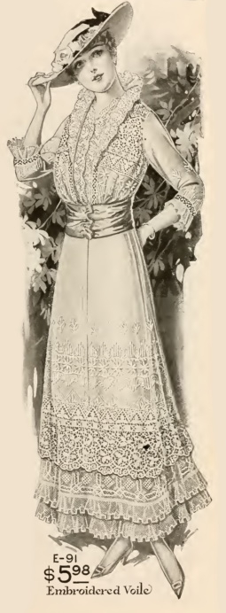 1914-1918 Costume Ideas- Civilian Dresses WWI