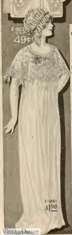 Edwardian Nightgown, Pajamas History
