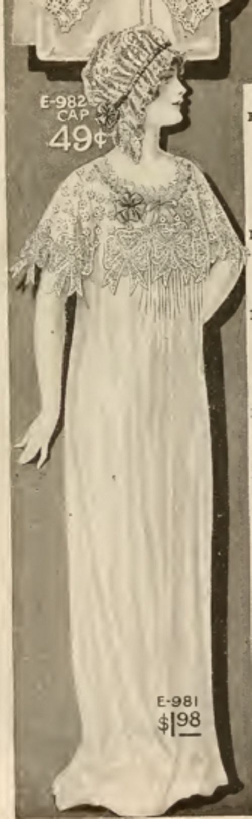 Edwardian Nightgown, Pajamas History