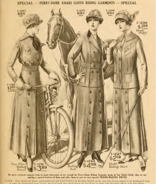 Victorian and Edwardian Bicycle Outfits History