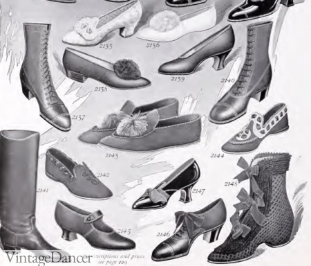 Edwardian Shoes - Styles for Women