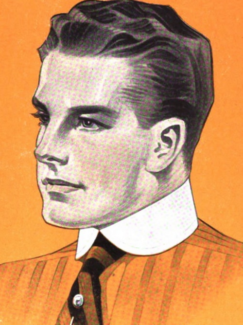 Edwardian Men's Shirts 1900s - 1910s Styles