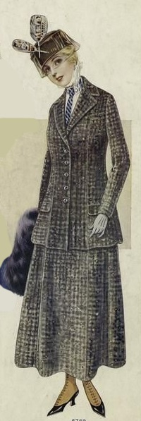 1914-1918 Costume Ideas- Civilian Dresses WWI