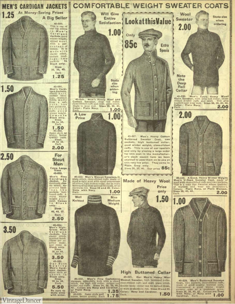 1910s Men's Working Class Clothing
