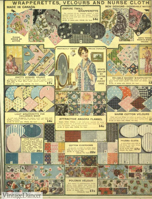 Edwardian Fabric & Fashion Colors 1900-1919, WWI, Titanic