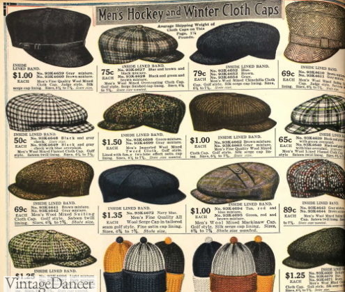 1910s Men's Hat Styles and History