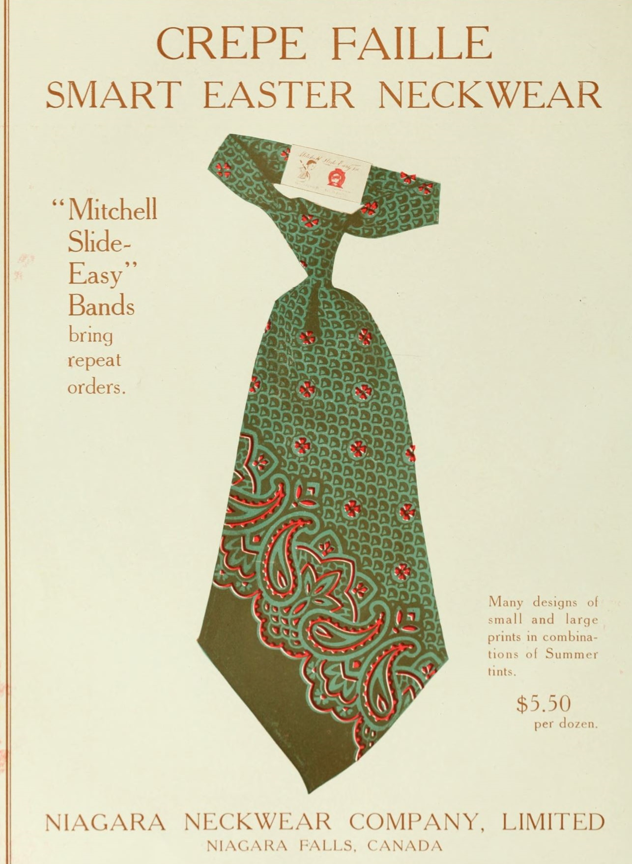 Edwardian Necktie and Bow Tie Styles History 1900s-1910s