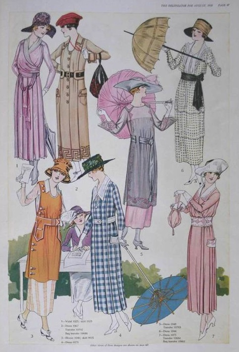 Fashion in 1918 - Women and Men During WWI