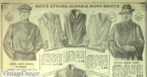 1910s Men's Working Class Clothing