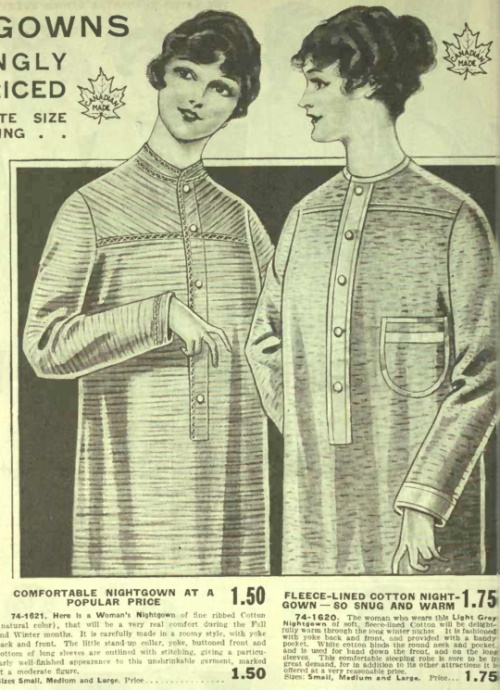 Edwardian Nightgown, Pajamas History