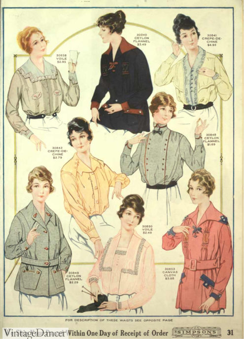 Fashion in 1918 - Women and Men During WWI