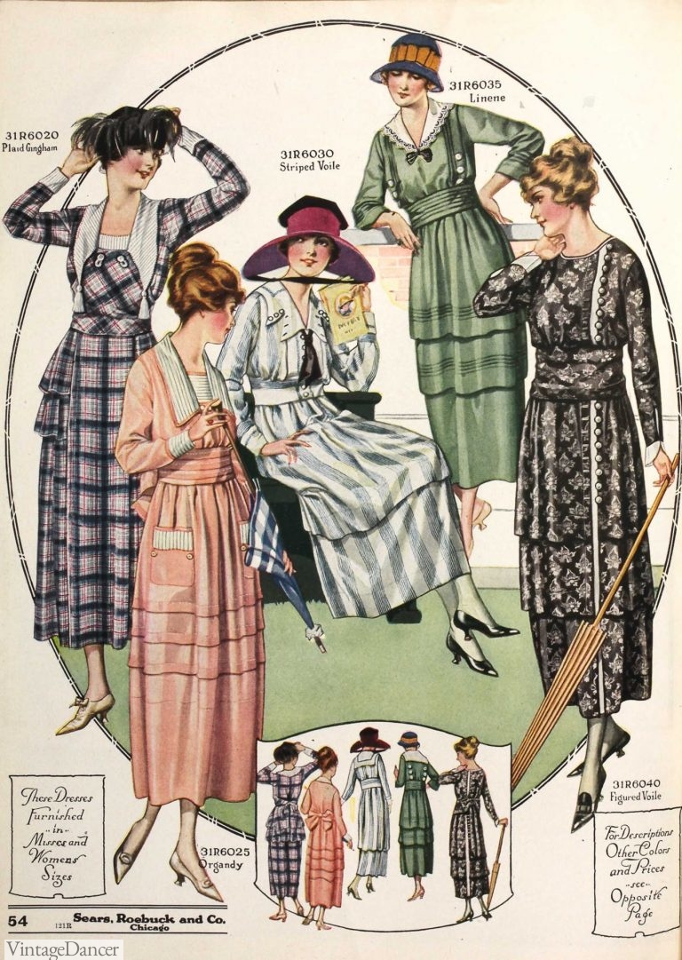 Edwardian House Dresses 1900s, 1910s