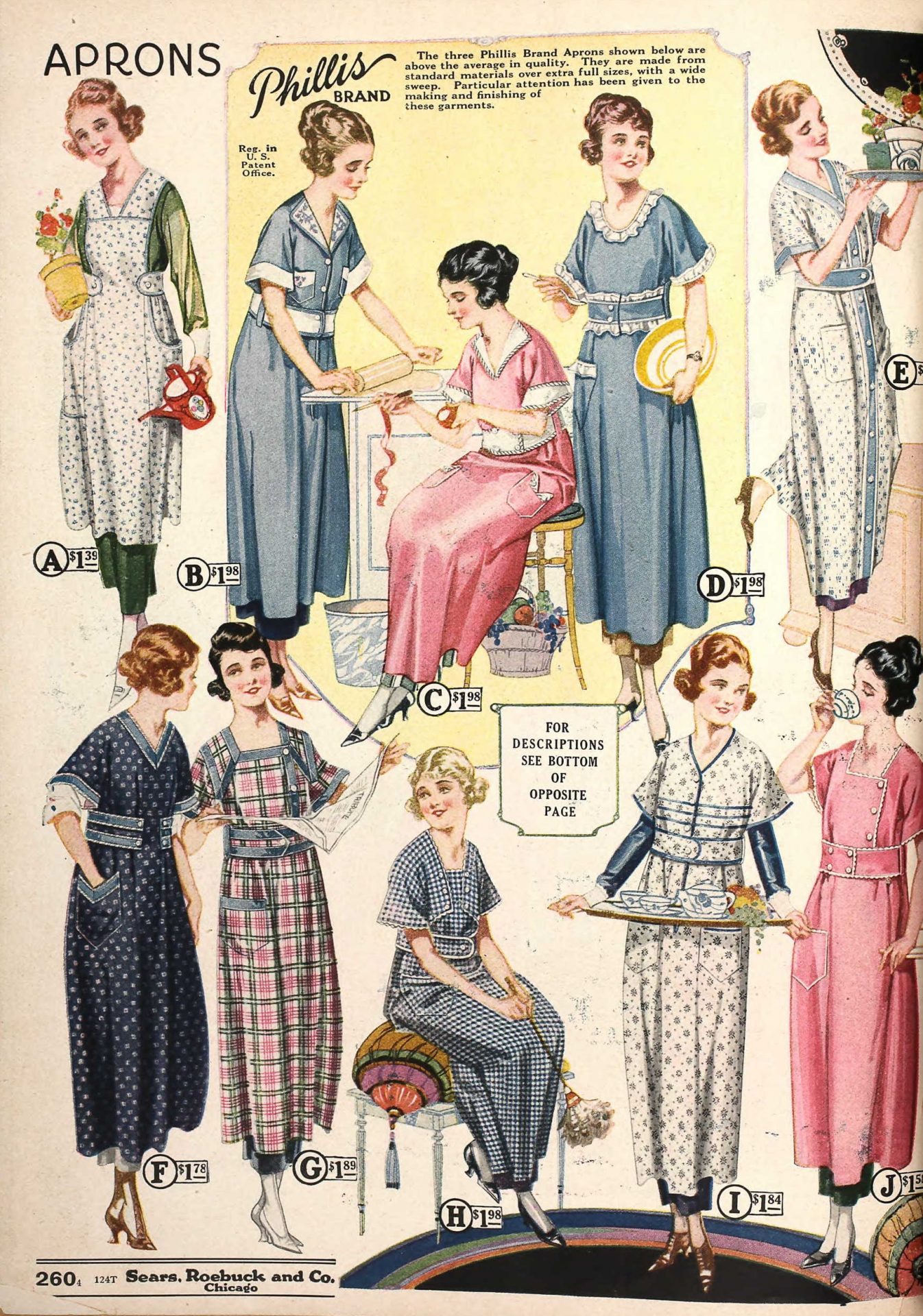 Edwardian House Dresses 1900s, 1910s