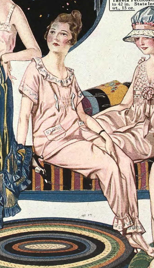 Edwardian Nightgown, Pajamas History