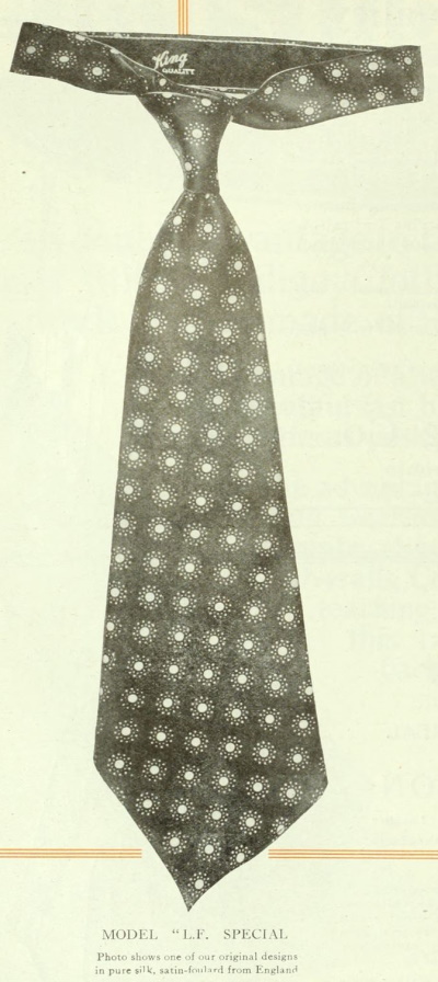 History of 1920s Men's Ties, Neckties, Bowties
