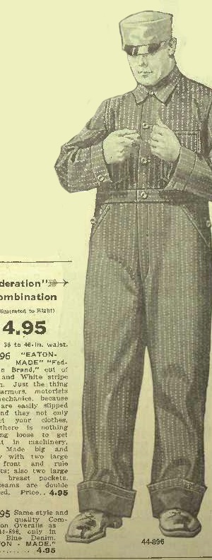 1920s Men's Workwear, Casual Clothes
