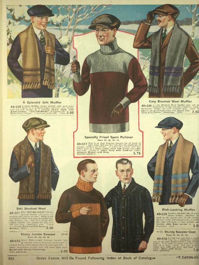 1920s Men's Sweaters, Cardigans, Knitwear