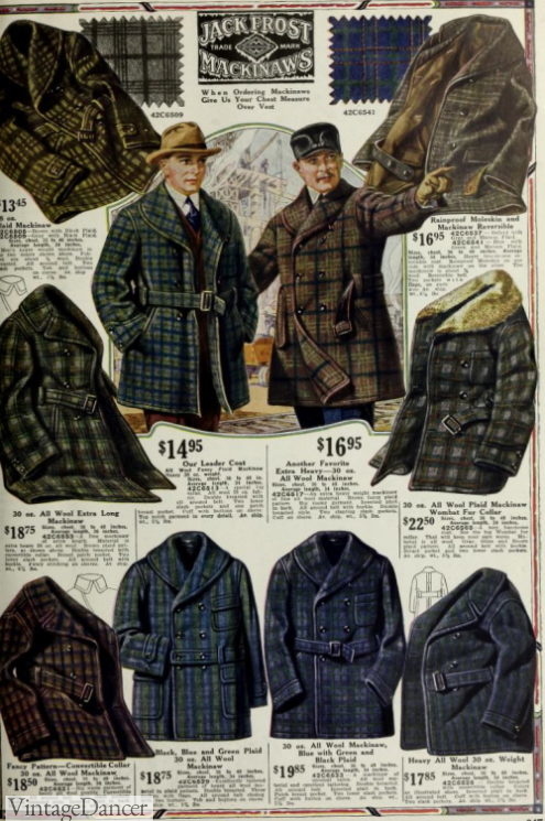 1920s Men's Coats & Jackets History