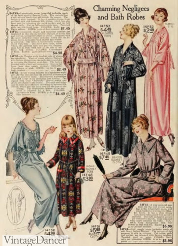 1920s Nightgowns, Pajamas and Robes History