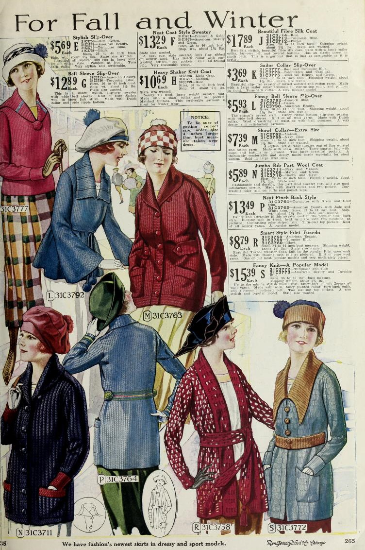 1920 Fashion Year Clothing for Women and Men