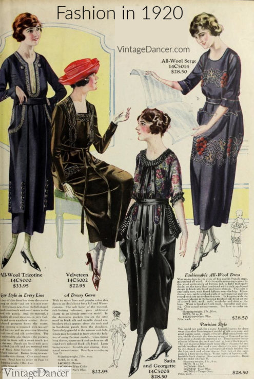 1920 Fashion Year Clothing for Women and Men
