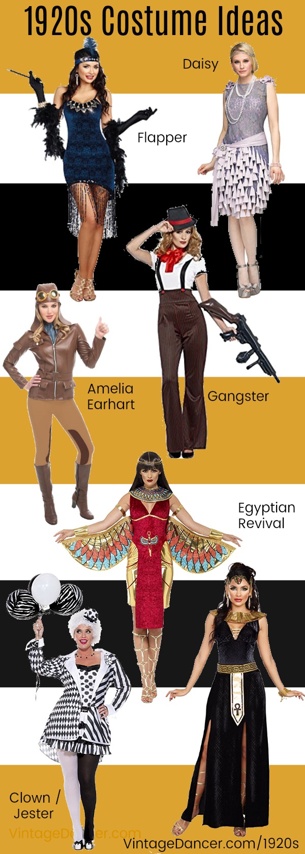 1920s Costumes: Flapper, Great Gatsby, Gangster Girl, Mafia Outfit