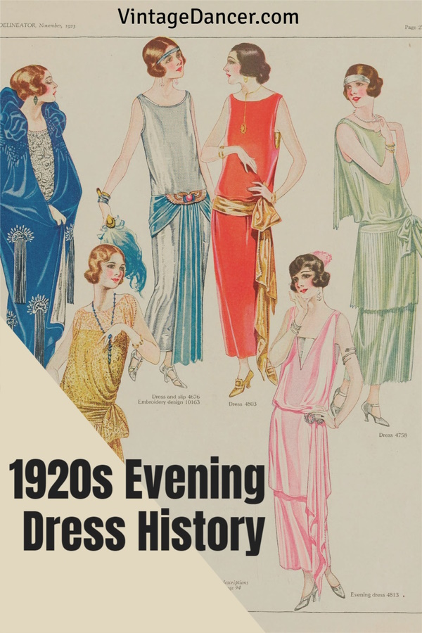 1920s Evening Gowns & Dresses History by Year