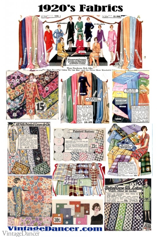 1920s Fabrics and Colors in Fashion