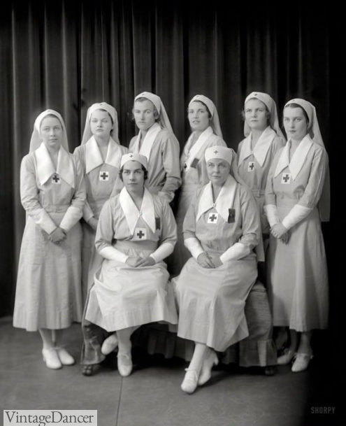 1920s Nurse Uniform, Maid, Waitress, Servant