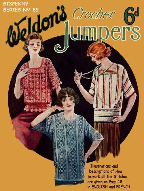 Ladies' 1920s Sweaters and Cardigans History