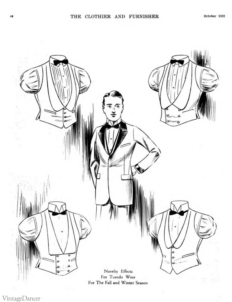 1920s Men's Evening Wear History: Tuxedos to Tailcoats