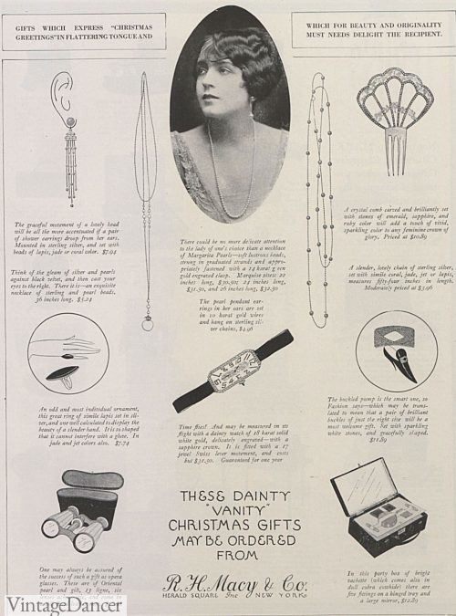 1920s Art Deco Jewelry: Earrings, Necklaces, Brooch, Bracelets