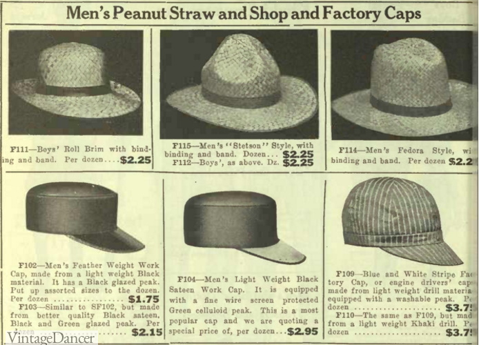 1920s Men's Workwear, Casual Clothes