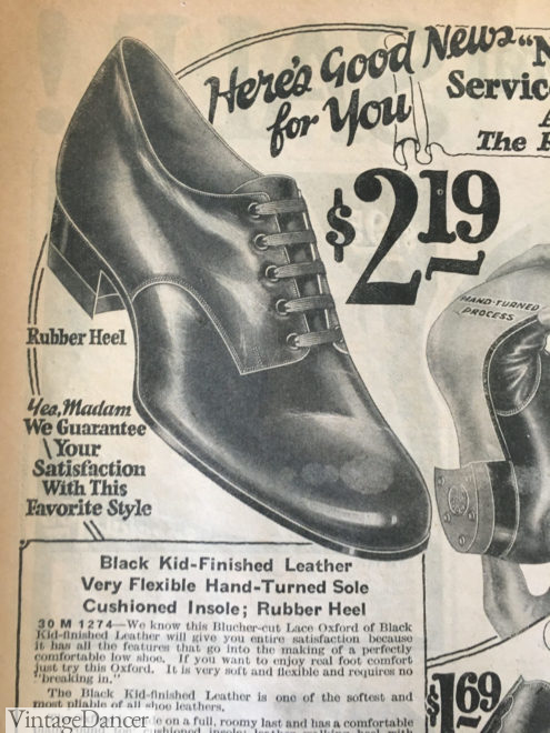 Women's 1920s Shoe Styles and History