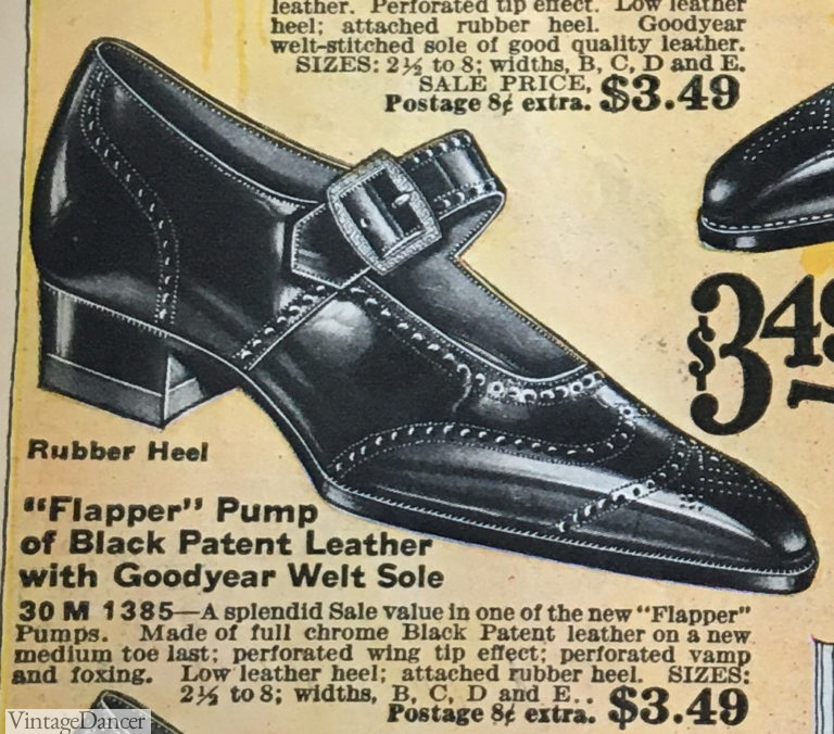 Women's 1920s Shoe Styles and History