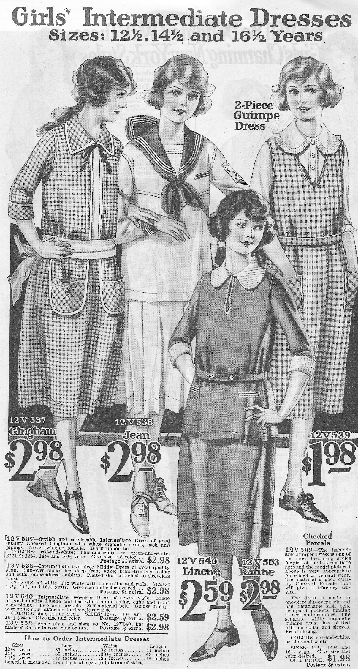 1920s Teenage Girls' Fashion and Clothing Trends
