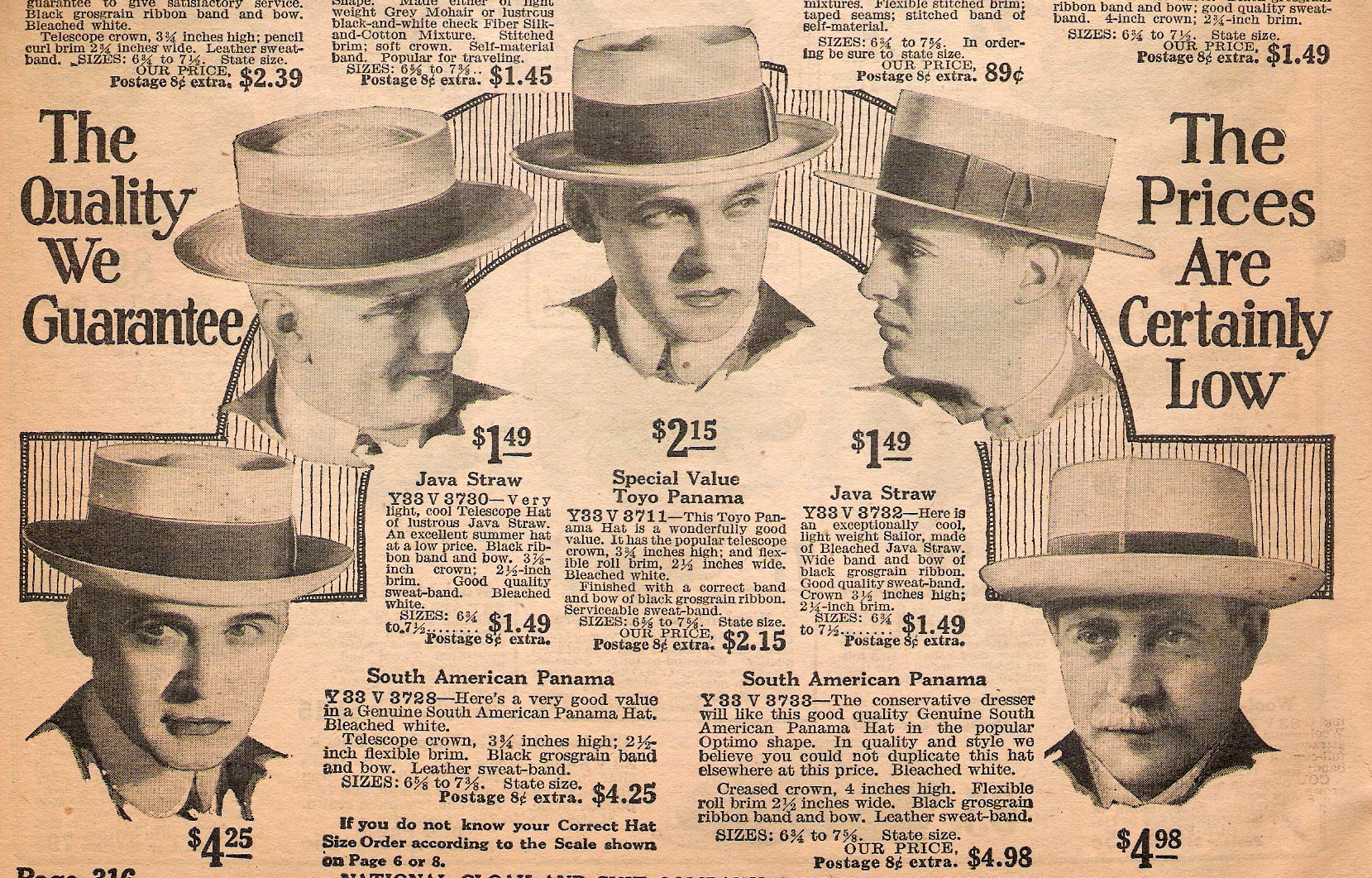 1920s Mens Hats: Great Gatsby Era Hat Styles