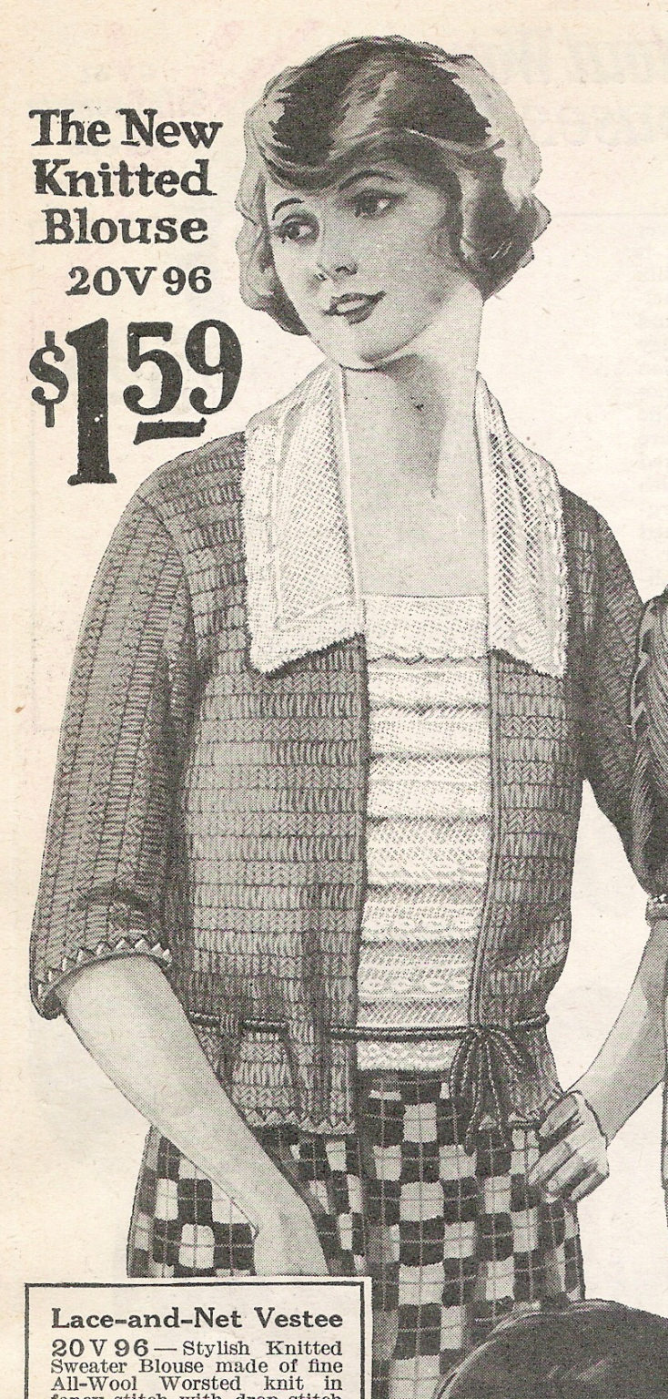 Ladies' 1920s Sweaters and Cardigans History