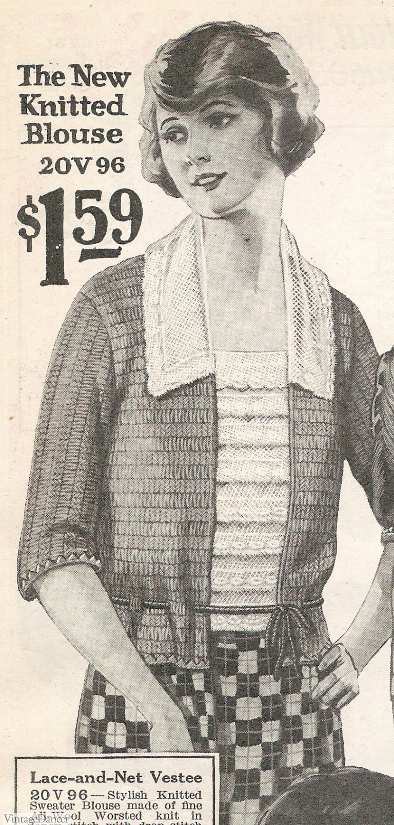 Ladies' 1920s Sweaters and Cardigans History